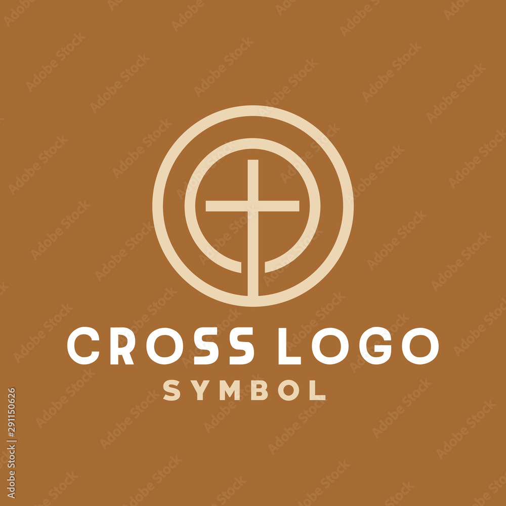 Classic Cross Logo Design. Luxury Icon. Shape Symbol. Logo Inspiration ...