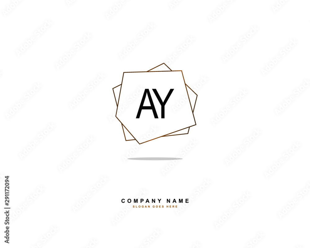AY logo template vector Stock Vector | Adobe Stock