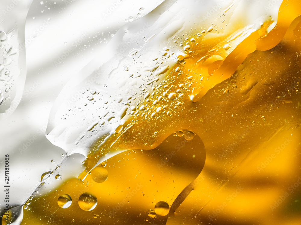 Colourful surreal psychedelic abstract liquid background. Water and oil ...