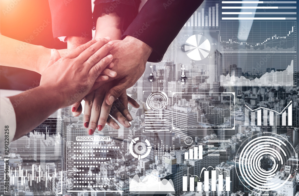 Big Data Technology for Business Finance Analytic Concept. Modern ...