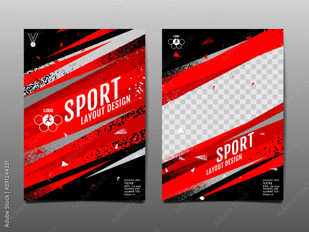 sport Layout , template Design, Abstract Background, Dynamic Poster ...