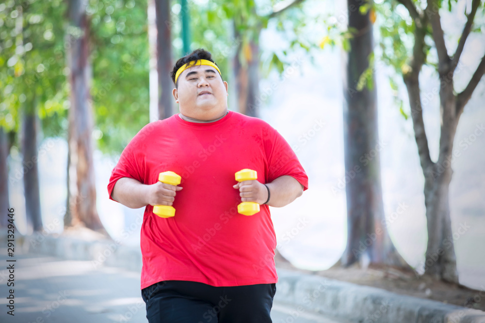 Fat Guy Running