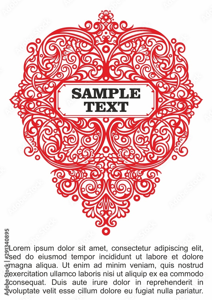 Old Russian pattern for book. Use as tiled pattern, background ...