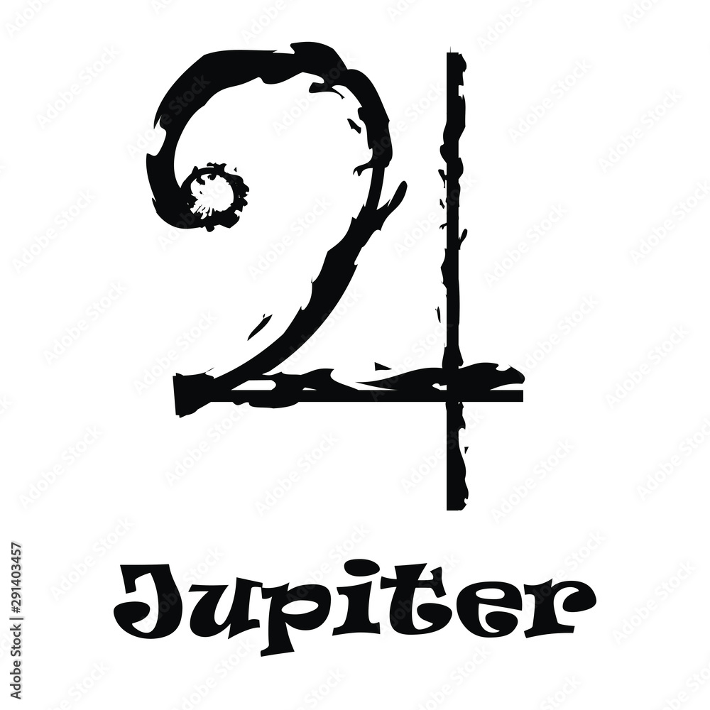 Jupiter Symbol Hd 4K Wide Jupiter Animated Layers-Storm Stock Animation ...