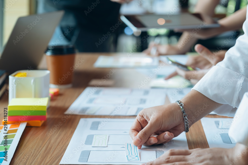 UX UI and Programming development technology. Stock Photo | Adobe Stock