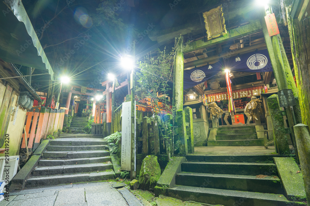 Kyoto Travel : Landscape of Fushimi Inari Shrine Stock Photo | Adobe Stock