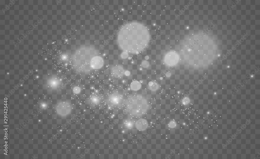 Beautiful sparks shine with special light. Vector sparkles on a ...