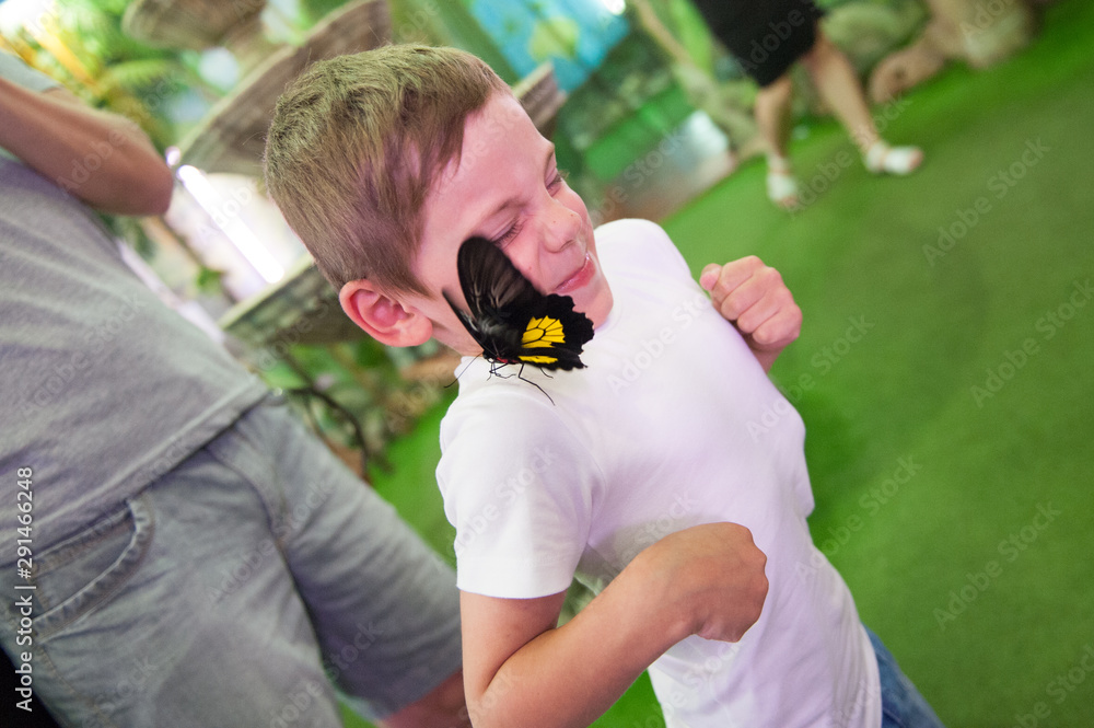 environment education concept of funny confused little child with ...