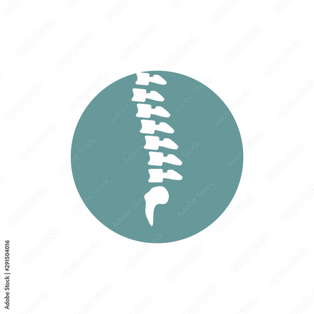 Human bone orthopedic Logo Concept Vector. Bone x-ray image of human ...