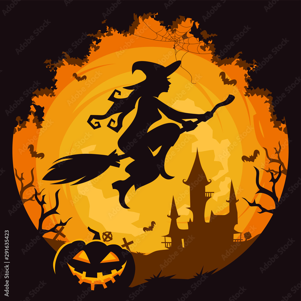 Witch Vector