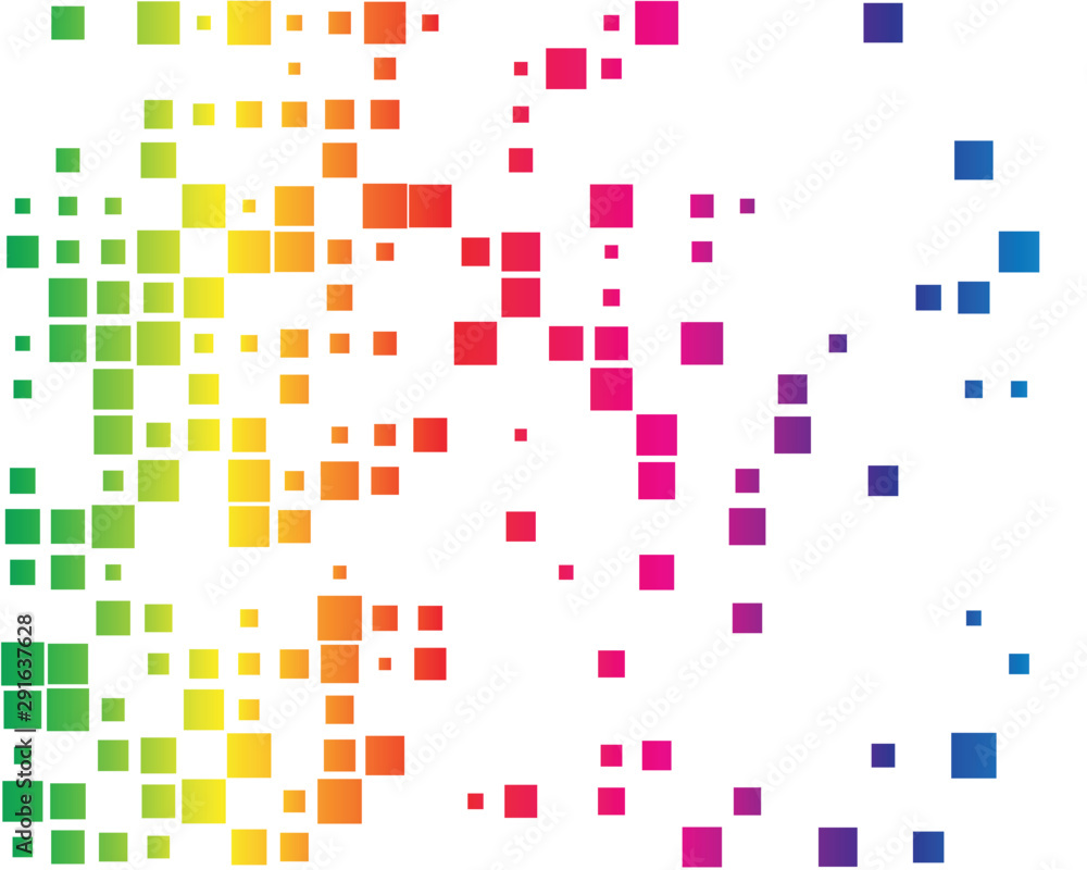 squares pixelated, block pixels random mosaic pattern / background ...