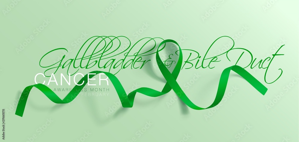 Gallbladder and Bile Duct Cancer Awareness Calligraphy Poster Design ...