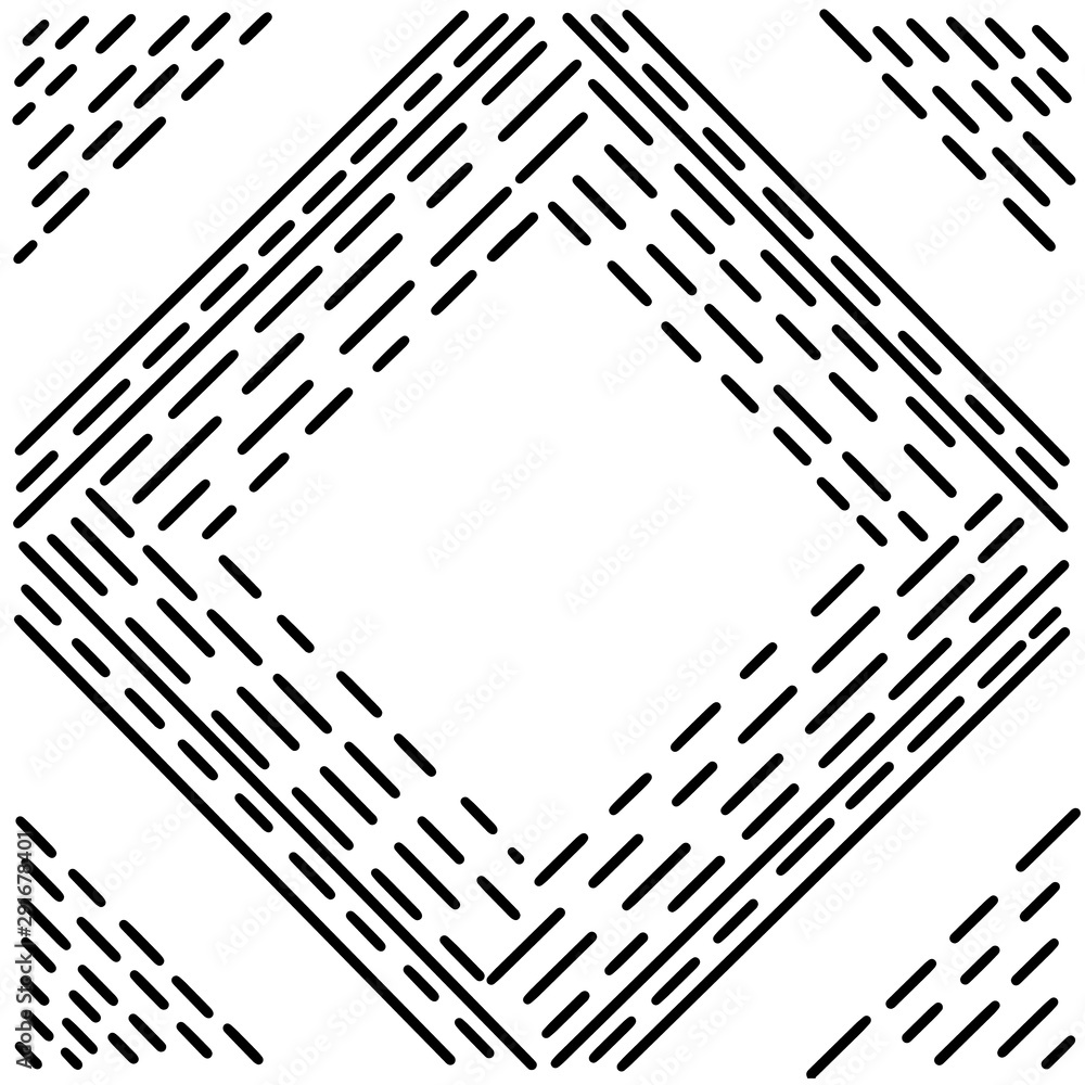 Vetor de Doodle vector pattern black lines line segments hand-drawn ...