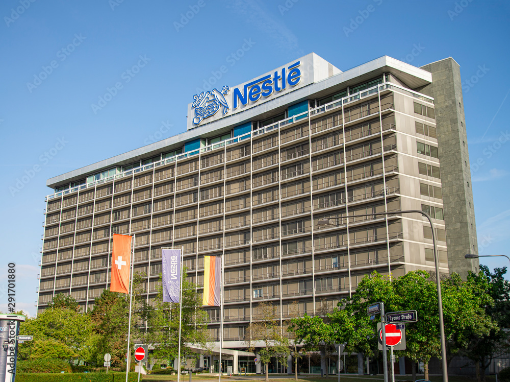 Nestlé Germany headquarters in Frankfurt Stock Photo | Adobe Stock