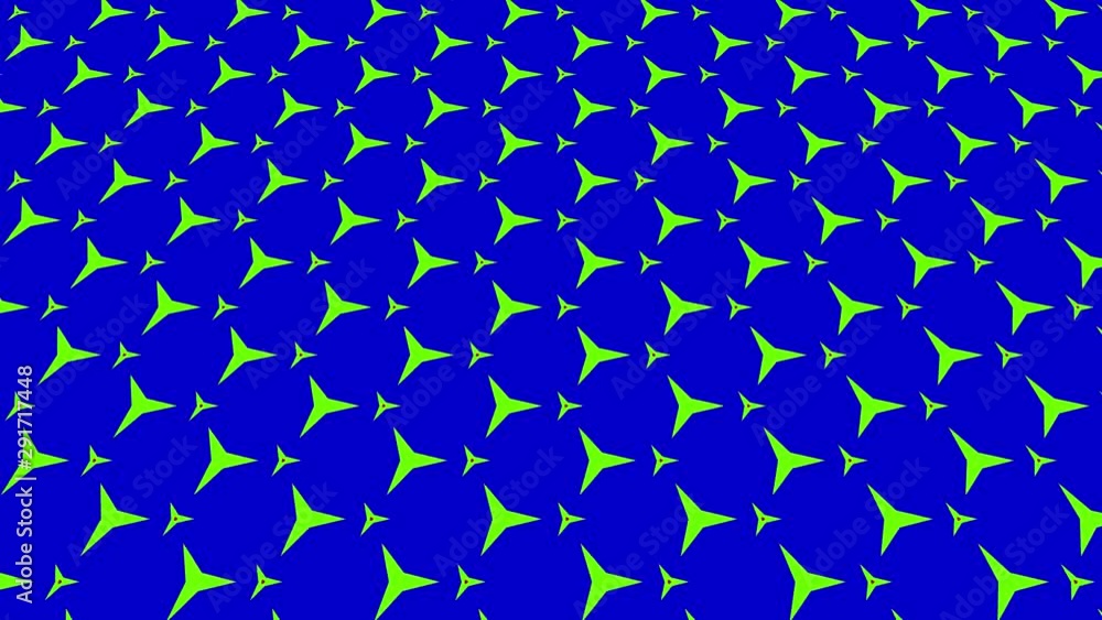 Graphic 2D video pattern that tilts up and moves, composed of designs ...