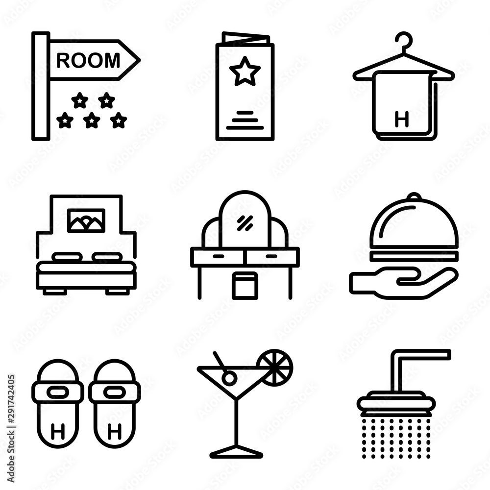 Hotel Room Icon