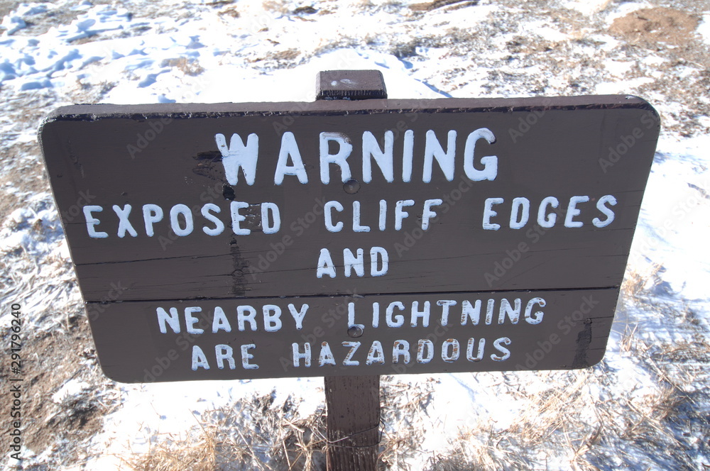 Warning sign ภาพถ่ายสต็อก | Adobe Stock