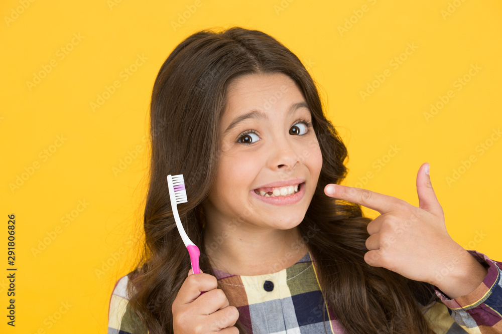 Tooth fairy concept. Loss baby teeth. Baby teeth have to fall out to ...