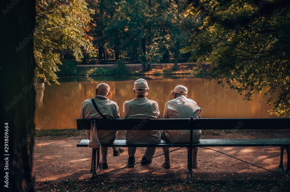 Autumn Park Bench Oldfriends