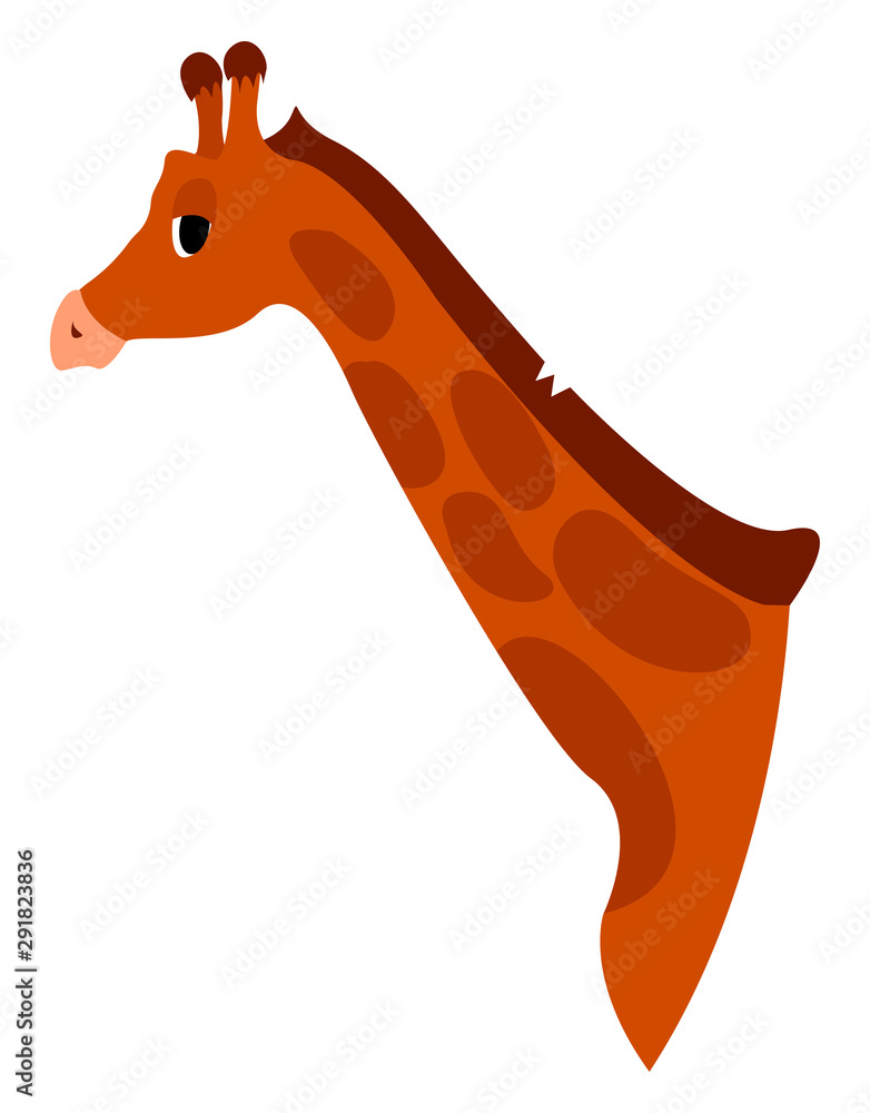 Giraffe Head Profile
