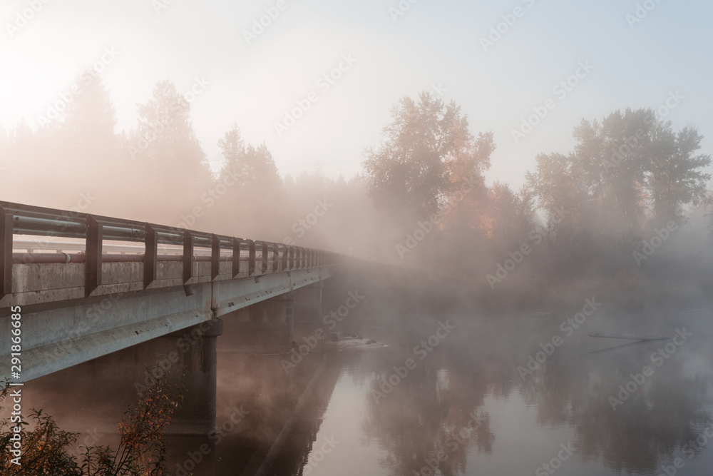 Bridge Across River Stock Photo | Adobe Stock