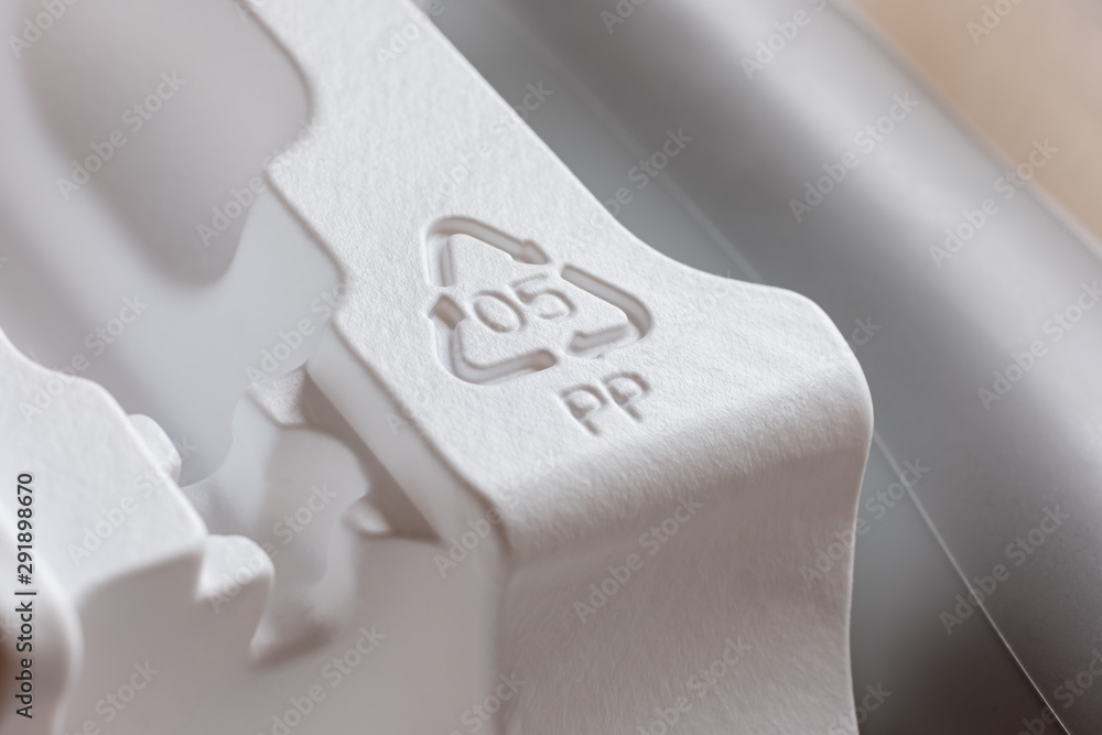 Recycling symbol polypropylene material resin code 05 PP considered one ...