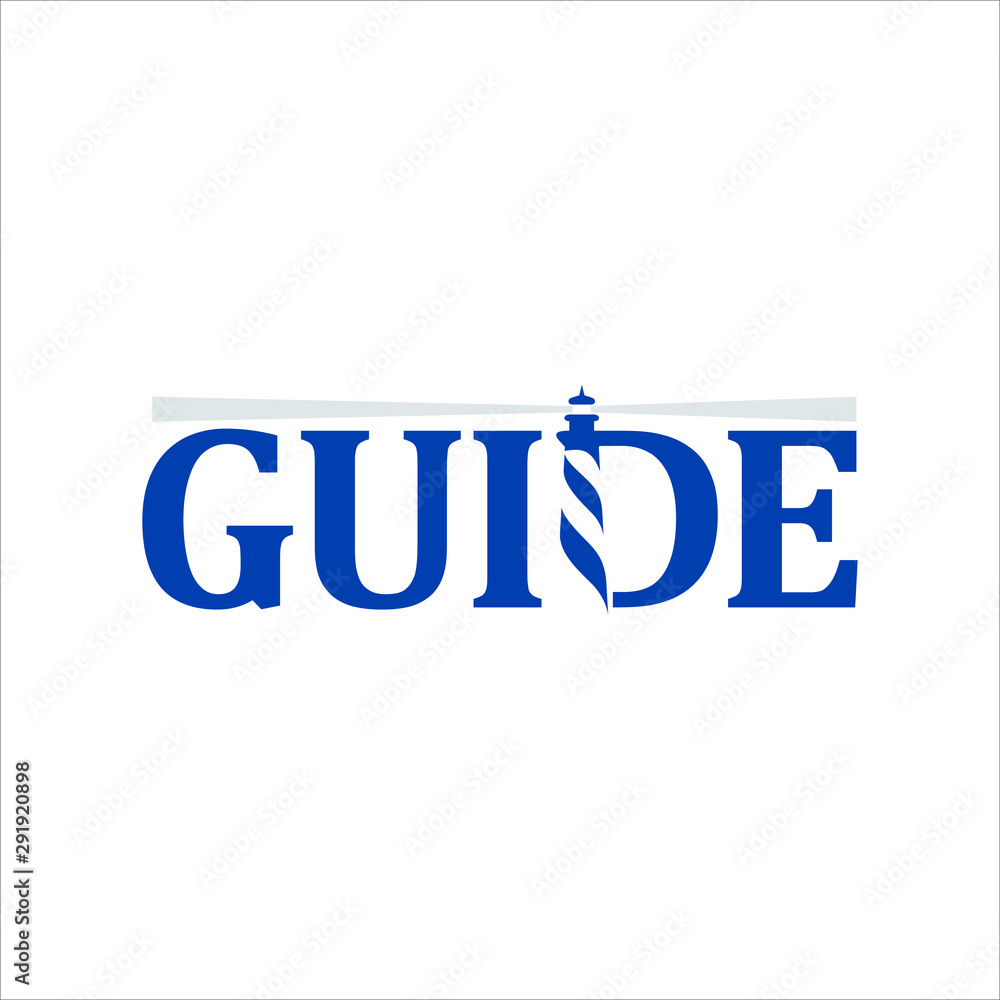 Guide Logo. Light House Symbol. Icon Vector Eps 10. Stock Vector ...