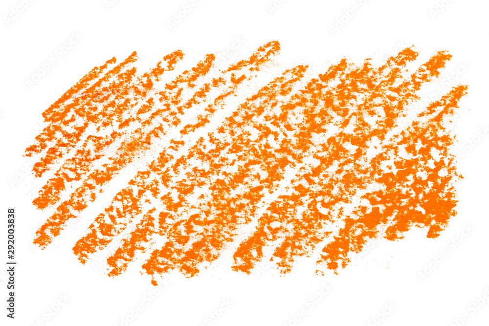 Orange Pencil Scribble