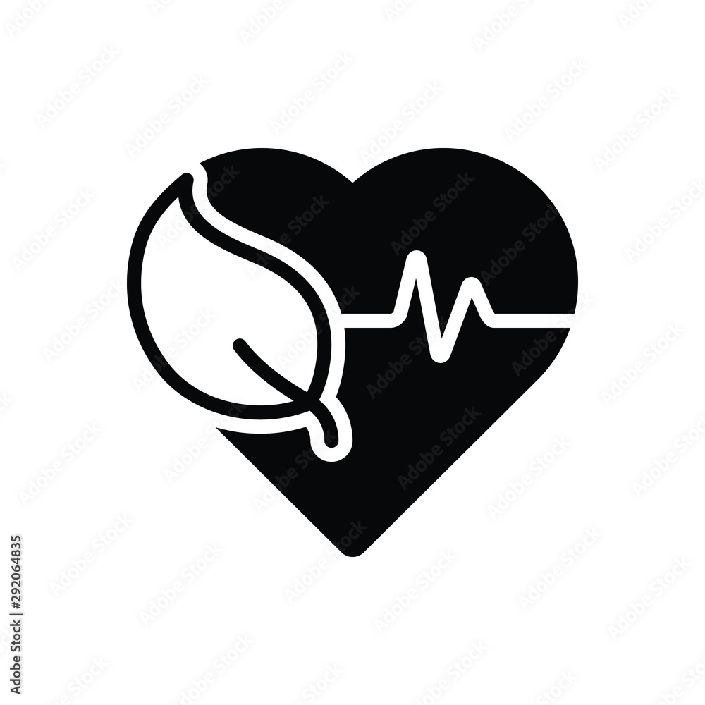 Black solid icon for health Stock Vector | Adobe Stock