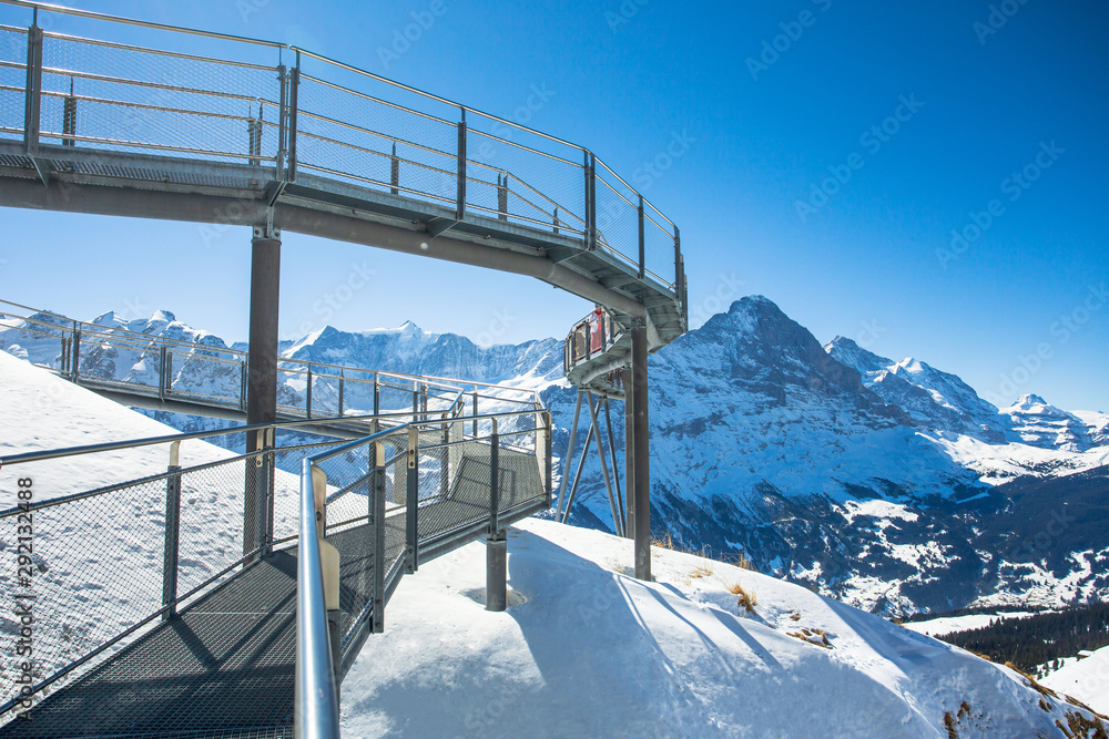 The Lookout Platform At First Summit - A terrace is built at the First ...