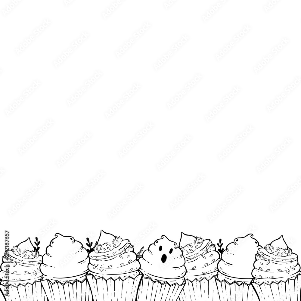 Cupcake Page Border