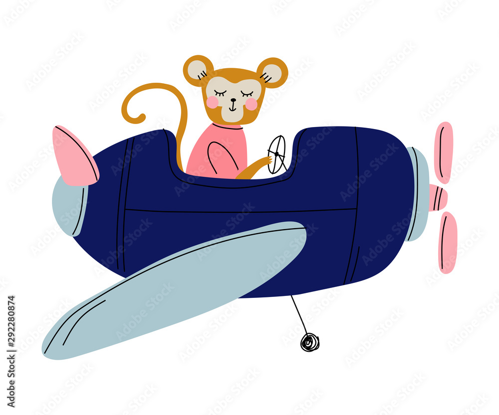 Cute Airplane Vector