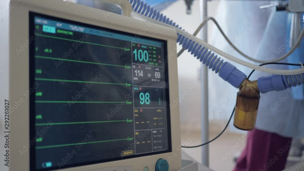 Monitoring Vital Sign Of Patient Under Anesthesia In Operating Room