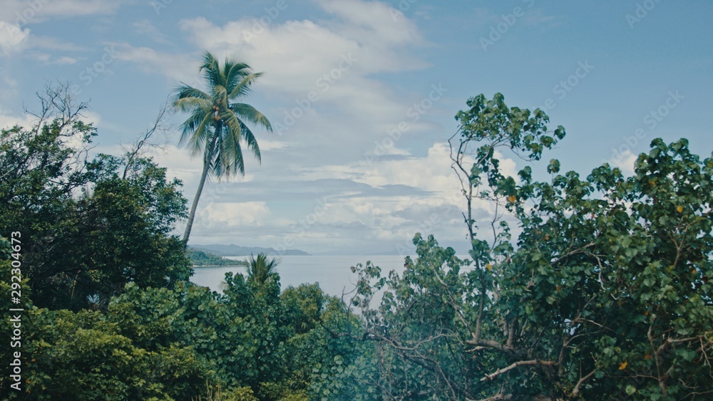 beautiful cinematic landscape of the remote and isolated southern ...