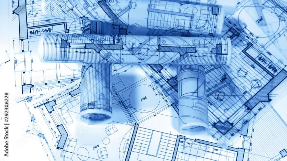 blueprint, house, architectural, architecture, cad, abstract, architect ...