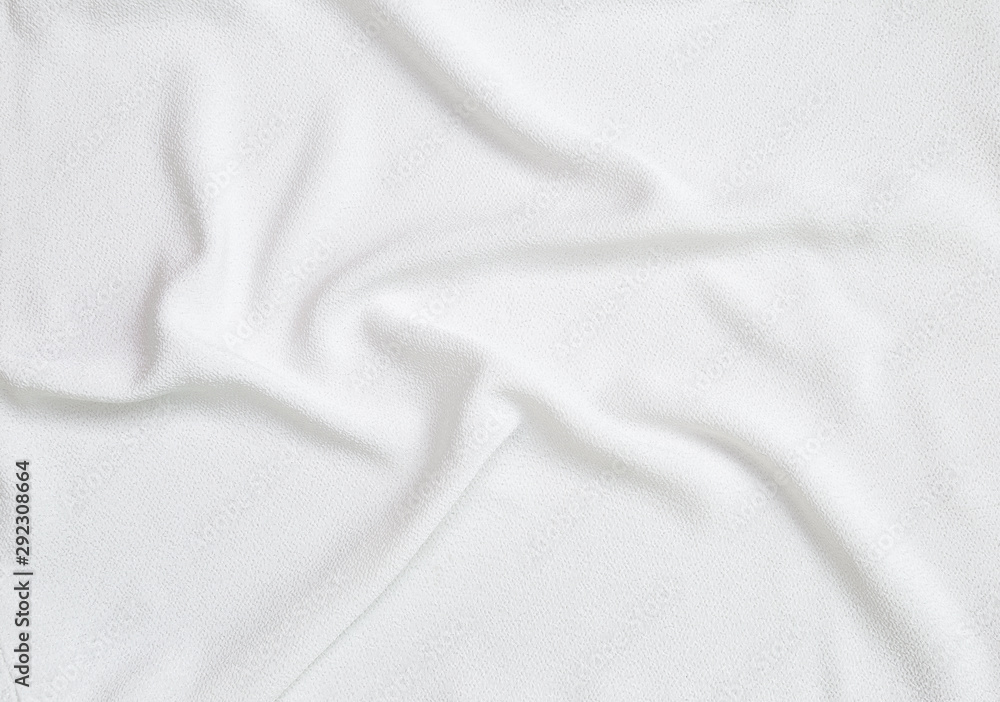 Abstract white fabric design background, blank white fabric texture ...