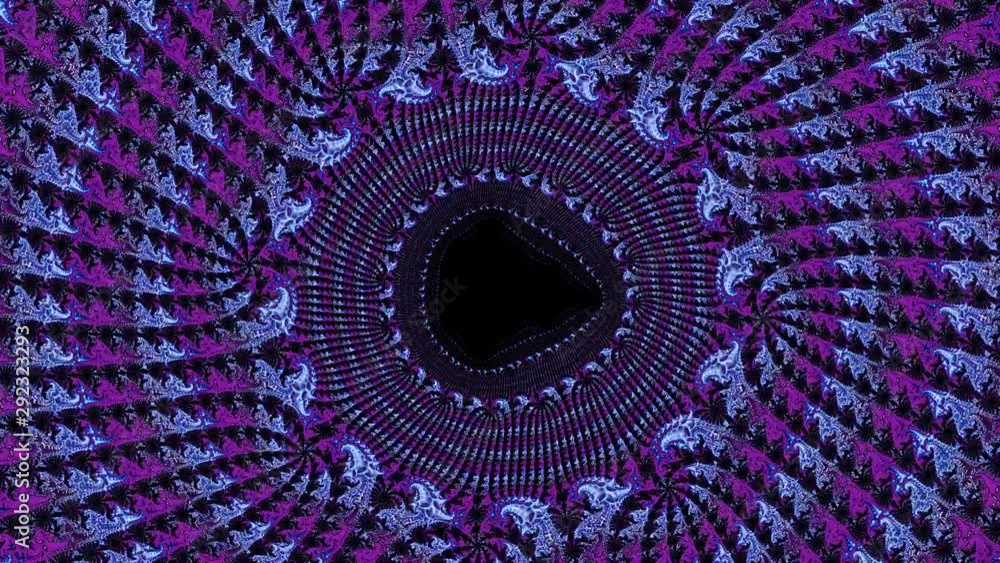 Purple Fractals loops are infinitely complex patterns that are self ...