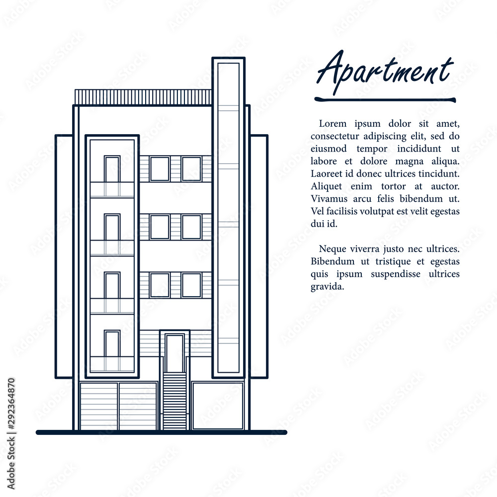 Apartment Building Sketch