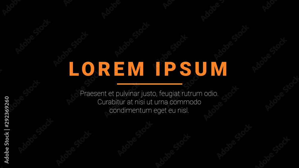 Paragraph With Bold Title Stock Template | Adobe Stock