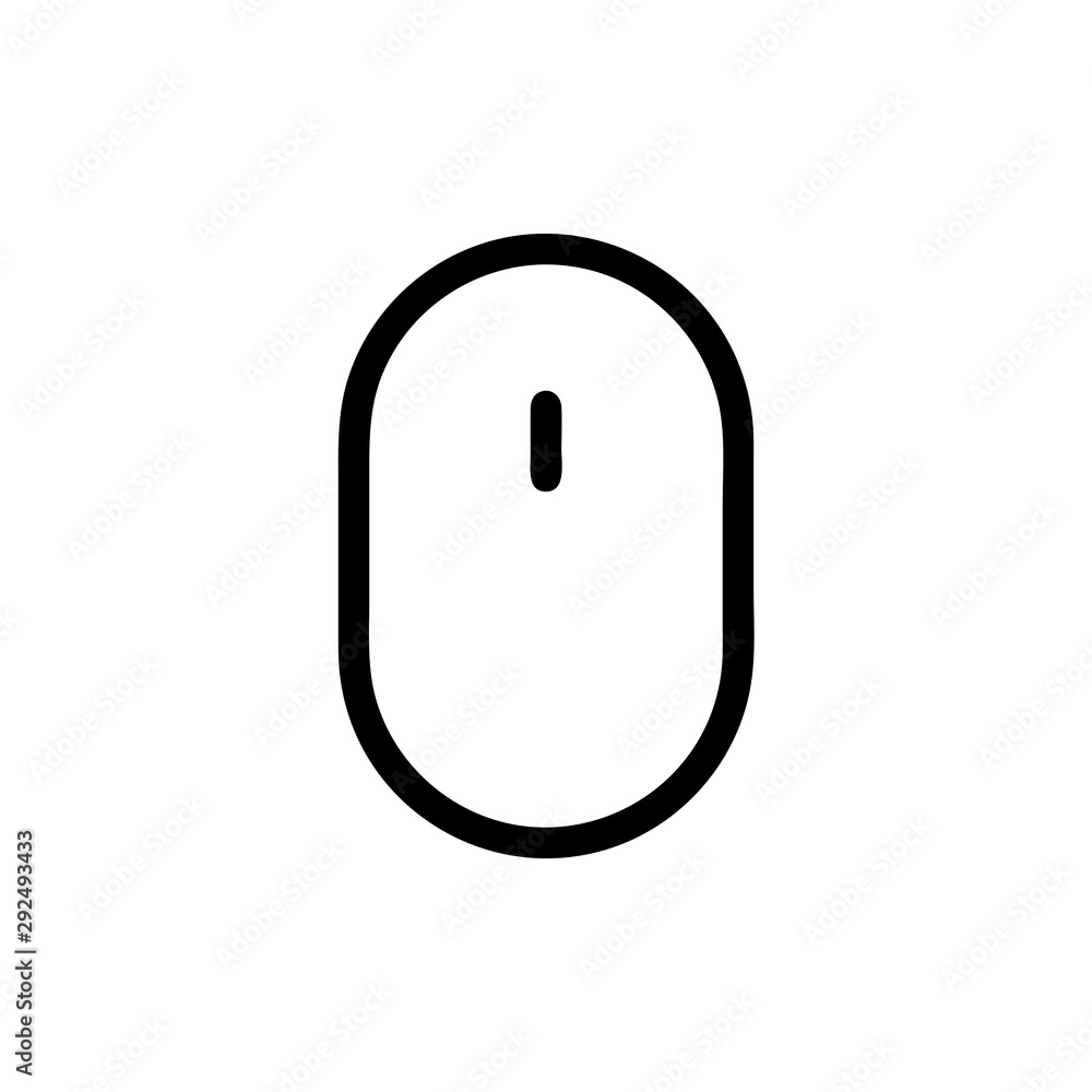 Scroll vector icon, mouse symbol. Simple, flat design for web or mobile ...
