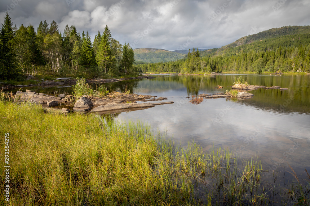 nature scenery in Namsskogan, Trondelag, Norway Stock Photo | Adobe Stock