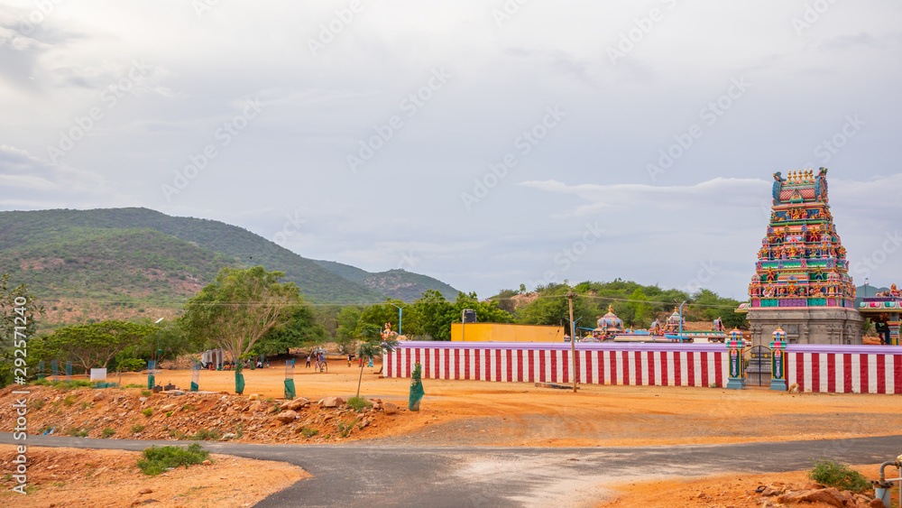 Ponnar Shankar Temple & Veerappur Mountains in One Frame - Tamilnadu ...