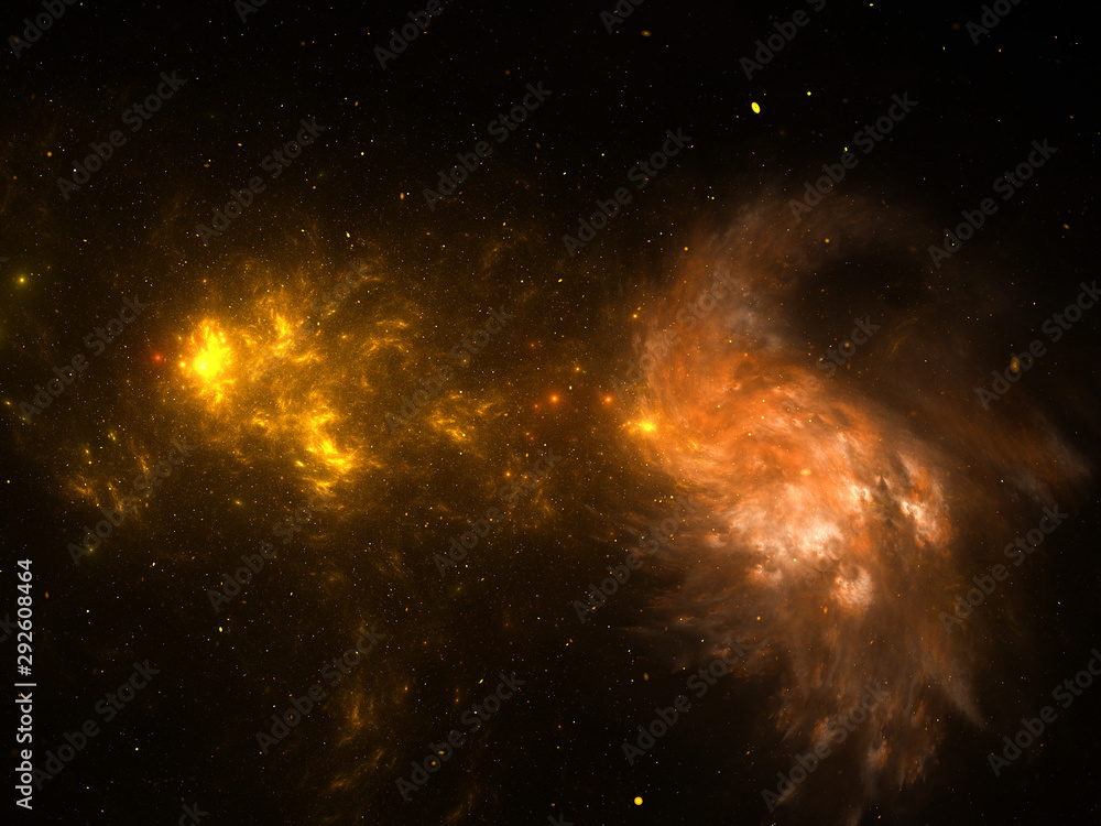 Illustration - Galaxies, Deep Space Nebula - starfield, stars and space ...