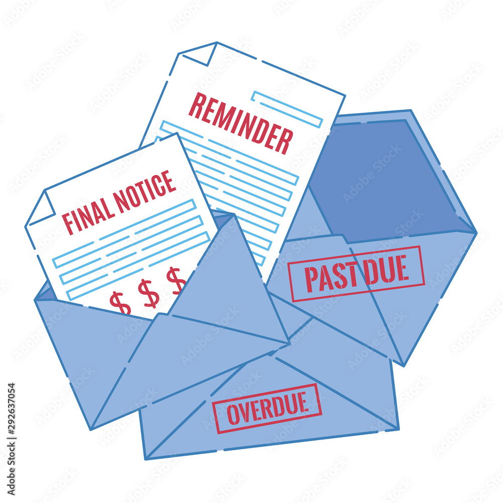 Past Due Envelope