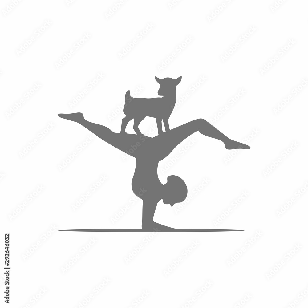 Abstract human figure logo design template vector illustration Stock ...