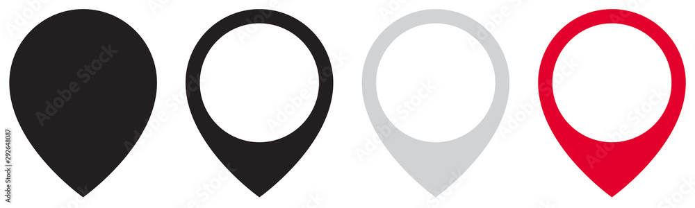 ÉPINGLE DE LOCALISATION Stock Vector | Adobe Stock