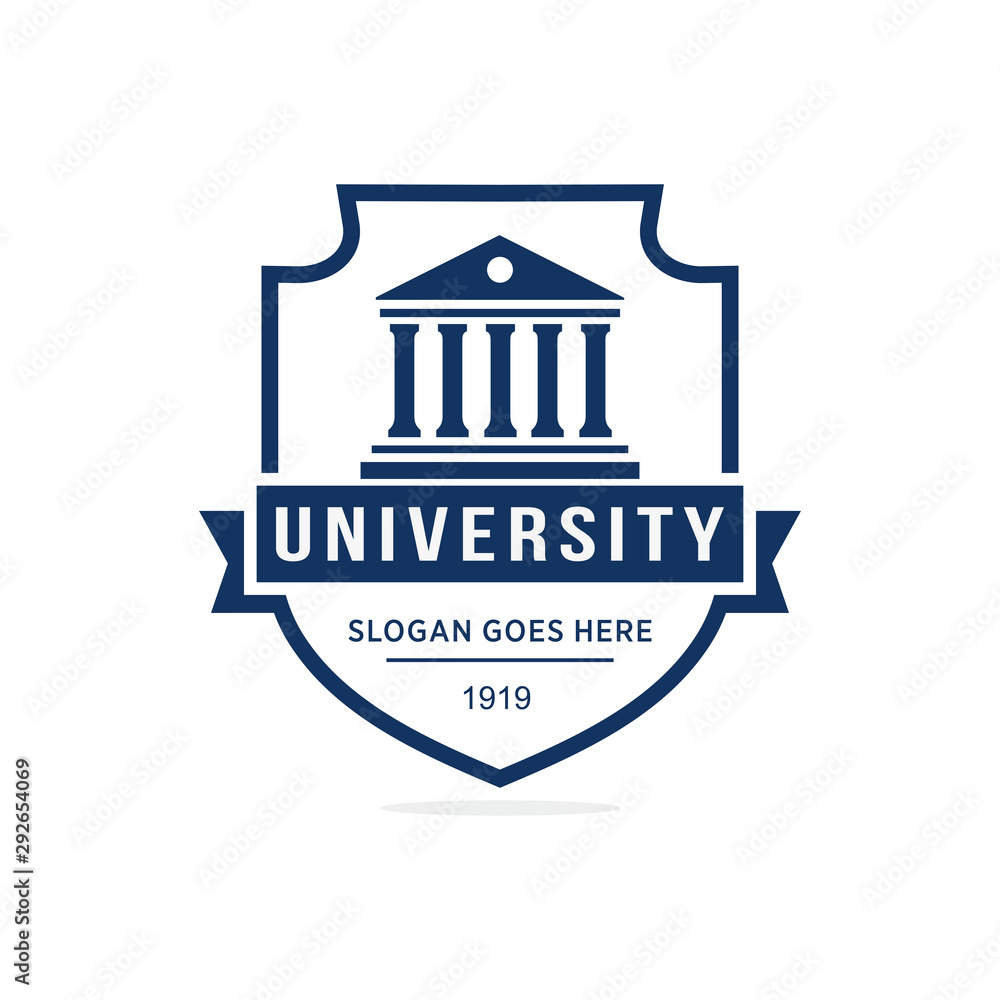 University, college logo vector Stock Vector | Adobe Stock