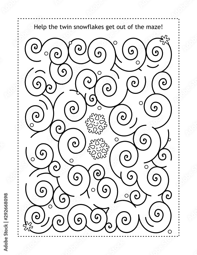 Snowflake Maze