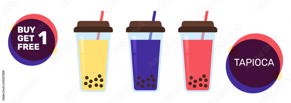 Tapioca advertising banner Stock Vector | Adobe Stock