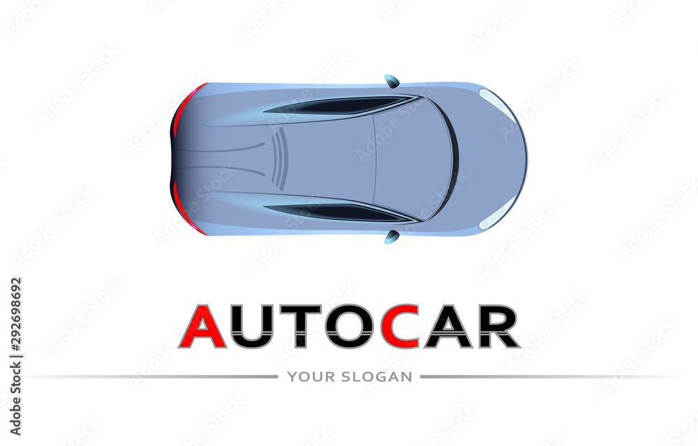 Car Logo. High Speed Sport Car - Futuristic Concept. Smart car. Vector ...